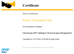 SAP Intelligent Clinical Supply Management (SAP ICSM) – MP's S/4HANA